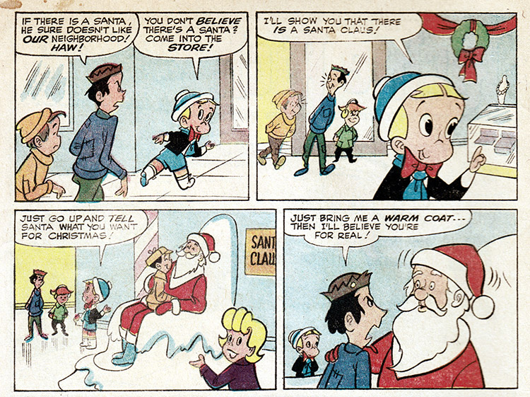 That's right, Off Brand Jughead, hit Santa with the punishing reality ...