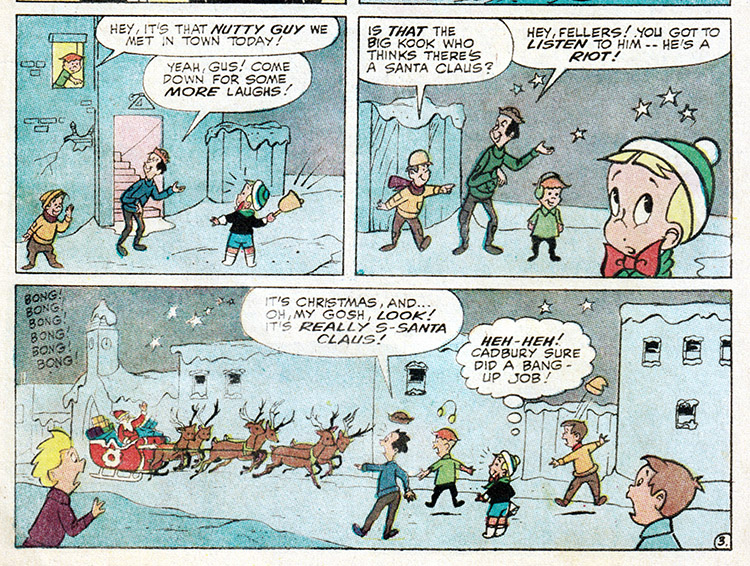 As Santa arrives, we're at "hats leaping off heads" levels of surprise ...